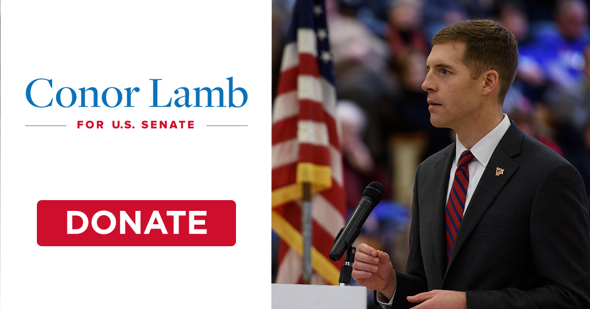 BREAKING: Rep. Conor Lamb announces that he’s running for Pennsylvania ...